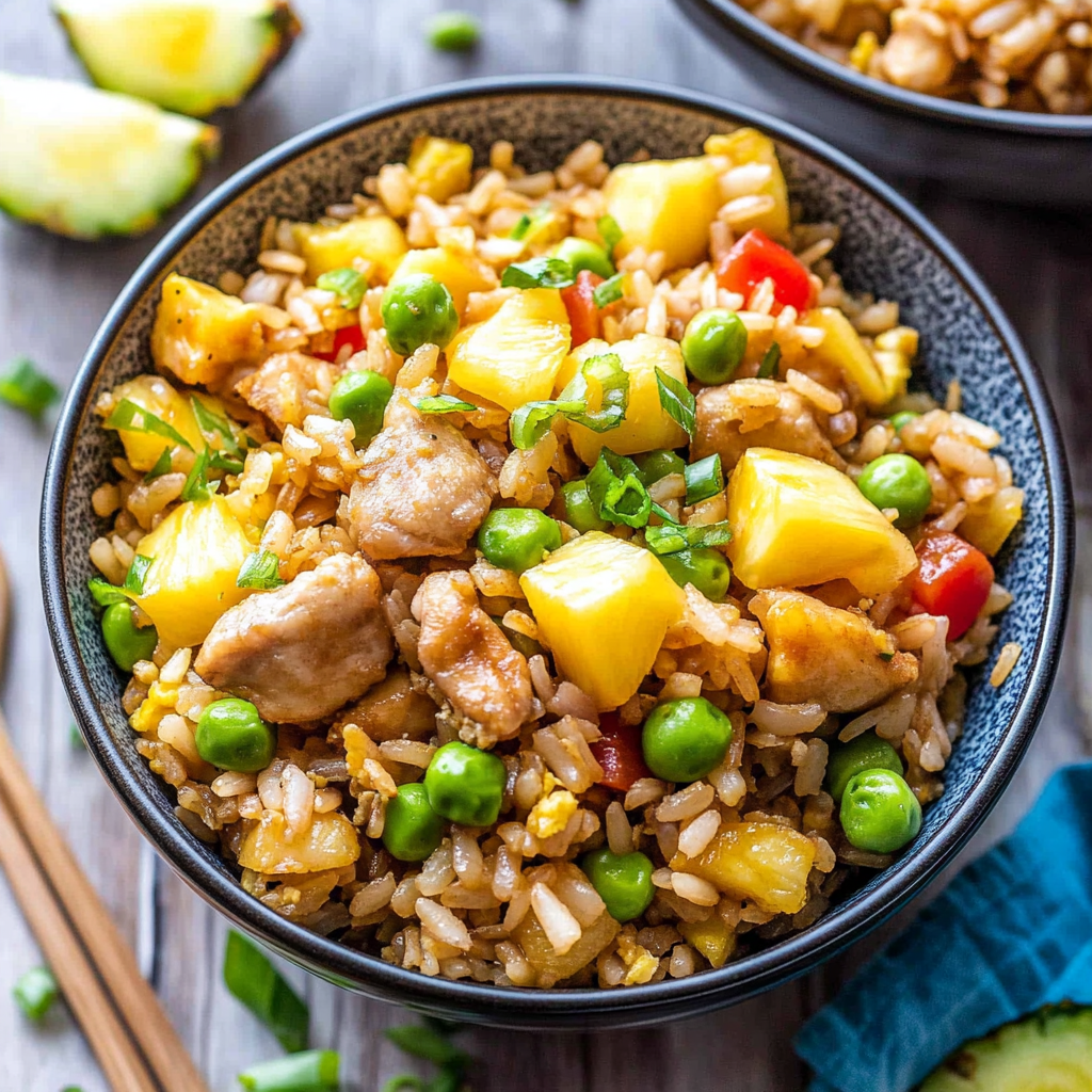 Pineapple Chicken Fried Rice
