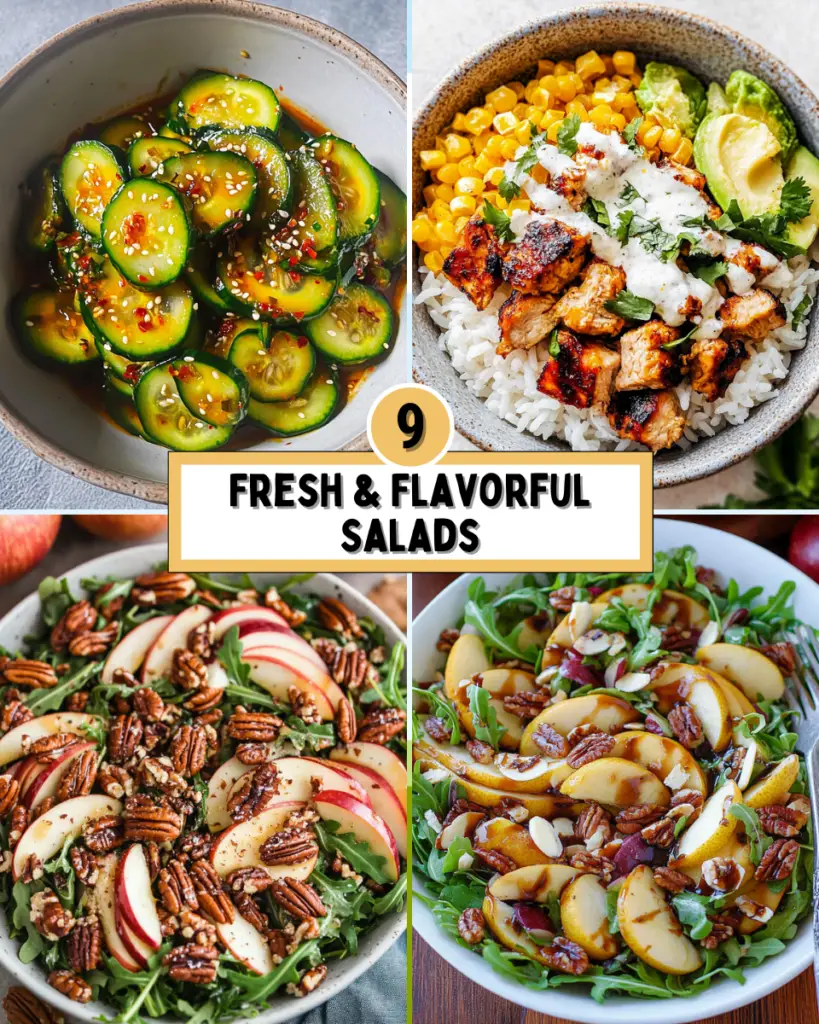9 Fresh & Flavorful Salads for Every Occasion