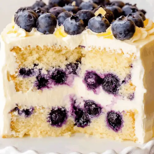 Lemon Blueberry Layer Cake